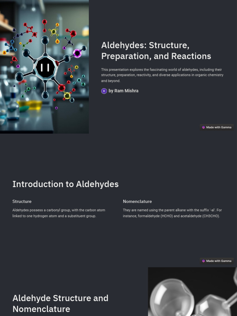 Aldehydes-Structure-Preparation-and-Reactions | PDF | Aldehyde ...
