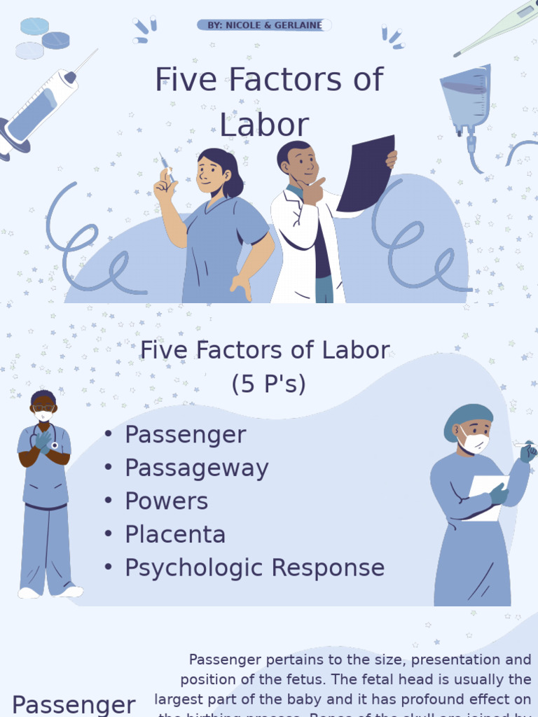 Five Factors Influencing Labor | PDF | Childbirth | Fetus