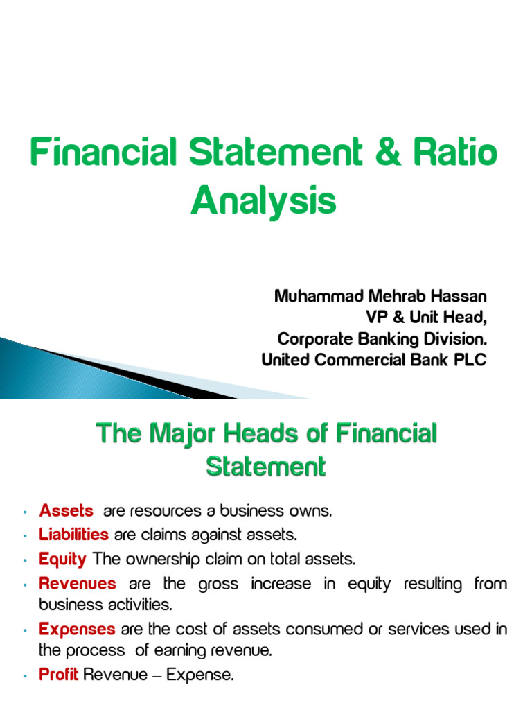 Financial Statement and Ratio Analysis Guide | PDF | Equity (Finance ...