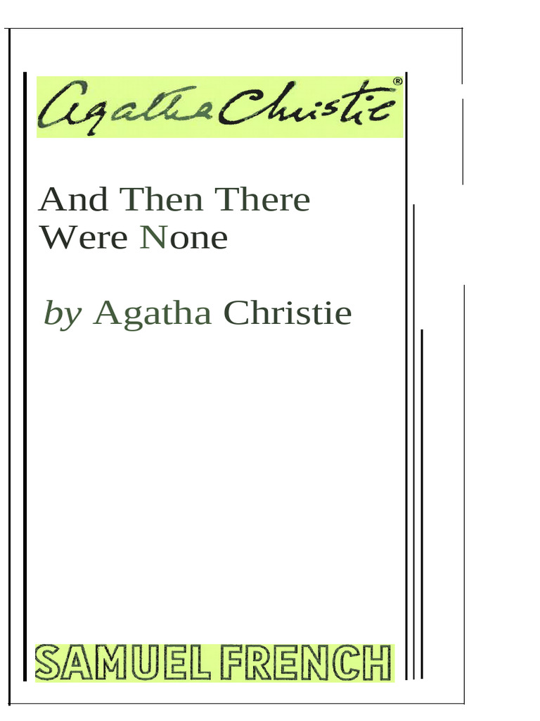 And Then There Were None | PDF