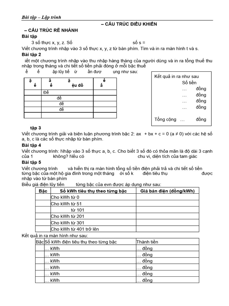 BT Module03 Cau Truc Dieu Khien | PDF