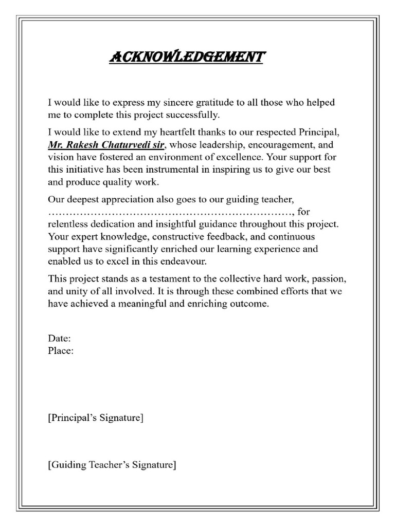 Acknowledgement Certificate Pdf