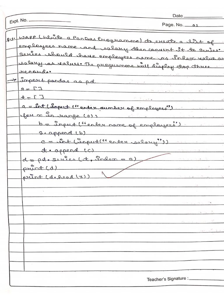 IP PRACTICAL pandas and matplotlib | PDF IP PRACTICAL pandas and matplotlib | PDF