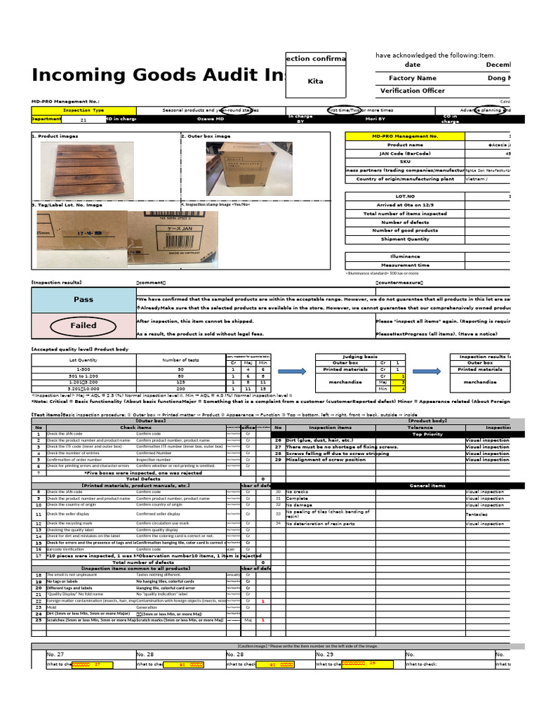 Defects list | PDF | Barcode