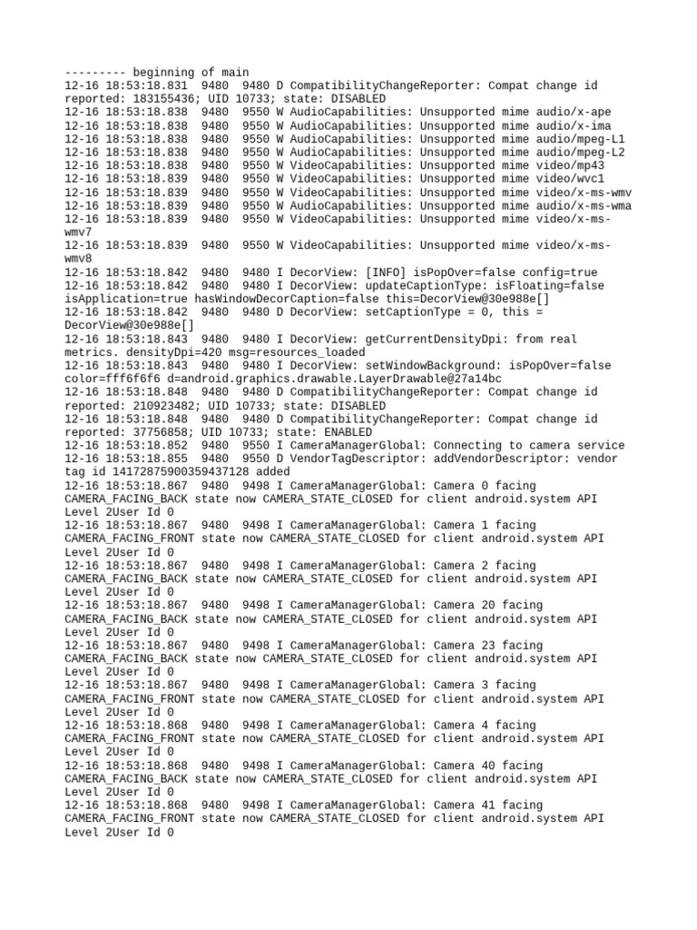 Logcat 1734355398475 | PDF | Software Development | Computing Platforms