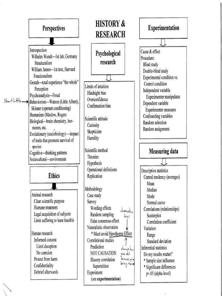 psychology review_sheet | PDF