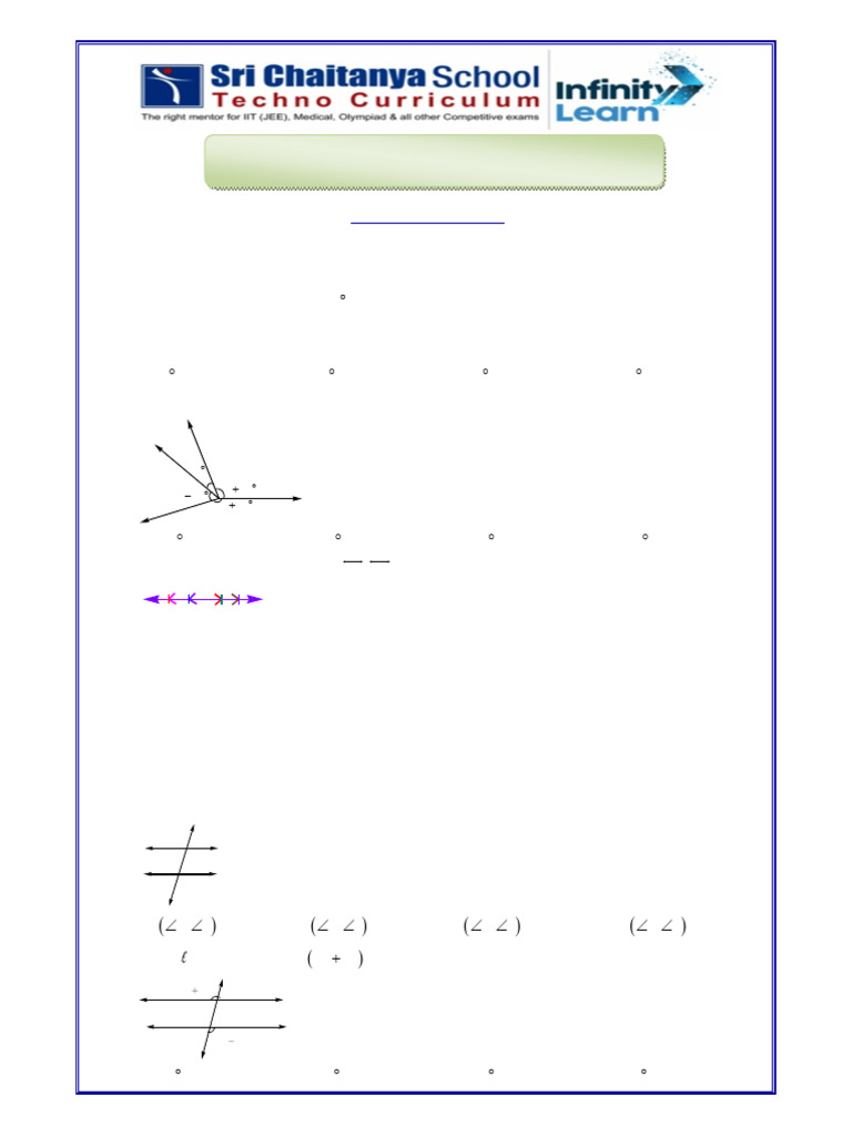 Intso-mtso Ix Class Lines and Angles-4 Qp | PDF | Angle | Trigonometry