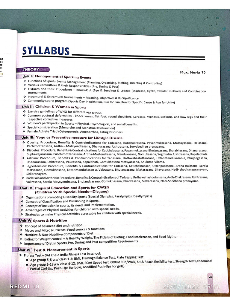 Syallabus Physical Education | PDF