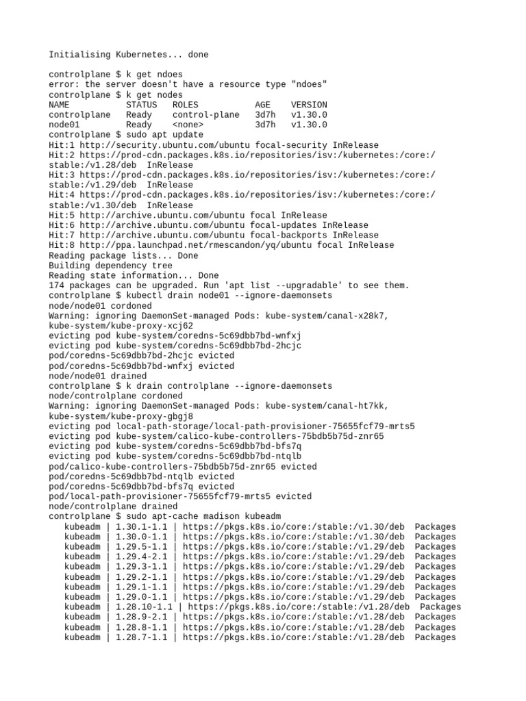 upgrading cluster | PDF | Software Engineering | Computer Science