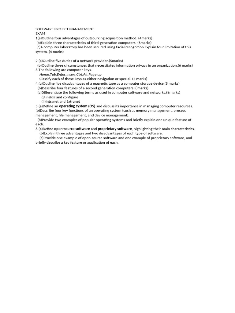 Software Project Management | PDF