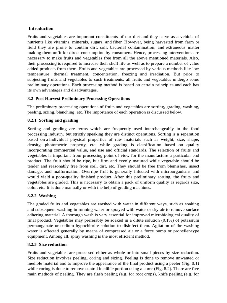 Fruit and Vegetable Processing | PDF | Fruit Preserves | Pressure Cooking