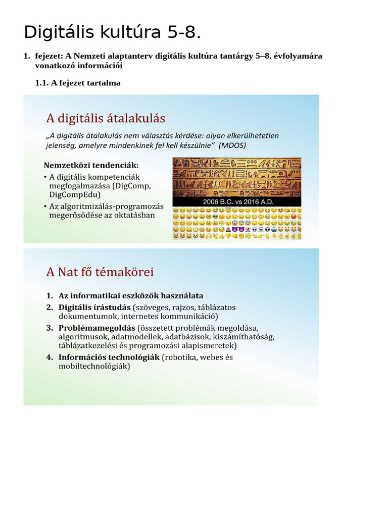 DIGI5-8 Tananyag Kieg | PDF