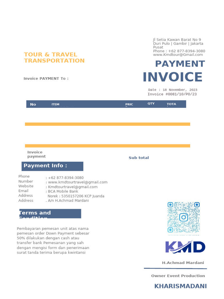 Payment invoice PT Galenium | PDF