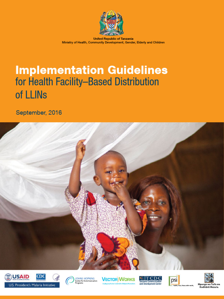 Implementation Guideline | PDF | Mosquito Net | Logistics