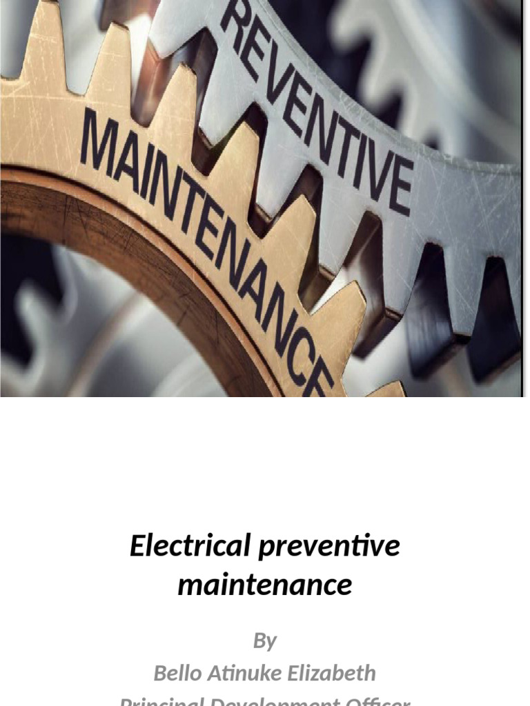Preventive Maintenance | PDF | Reliability Engineering | Safety