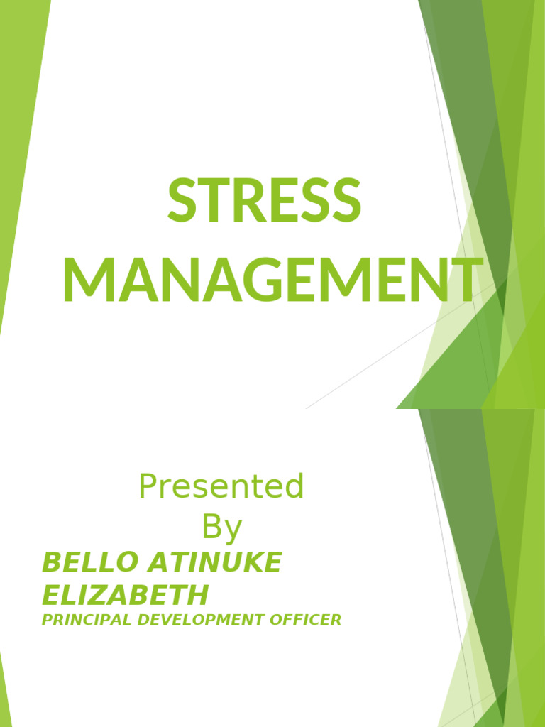 STRESS AND TIME MANAGEMENT Original | PDF | Stress (Biology) | Anxiety