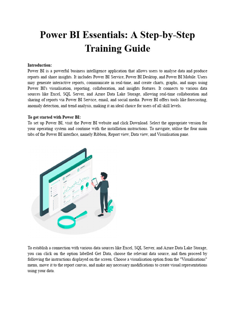 Power BI Essentials - A Step-by-Step Training Guide | PDF | Microsoft ...