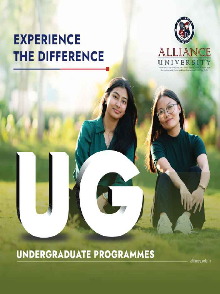 Alliance University Ug Brochure | PDF