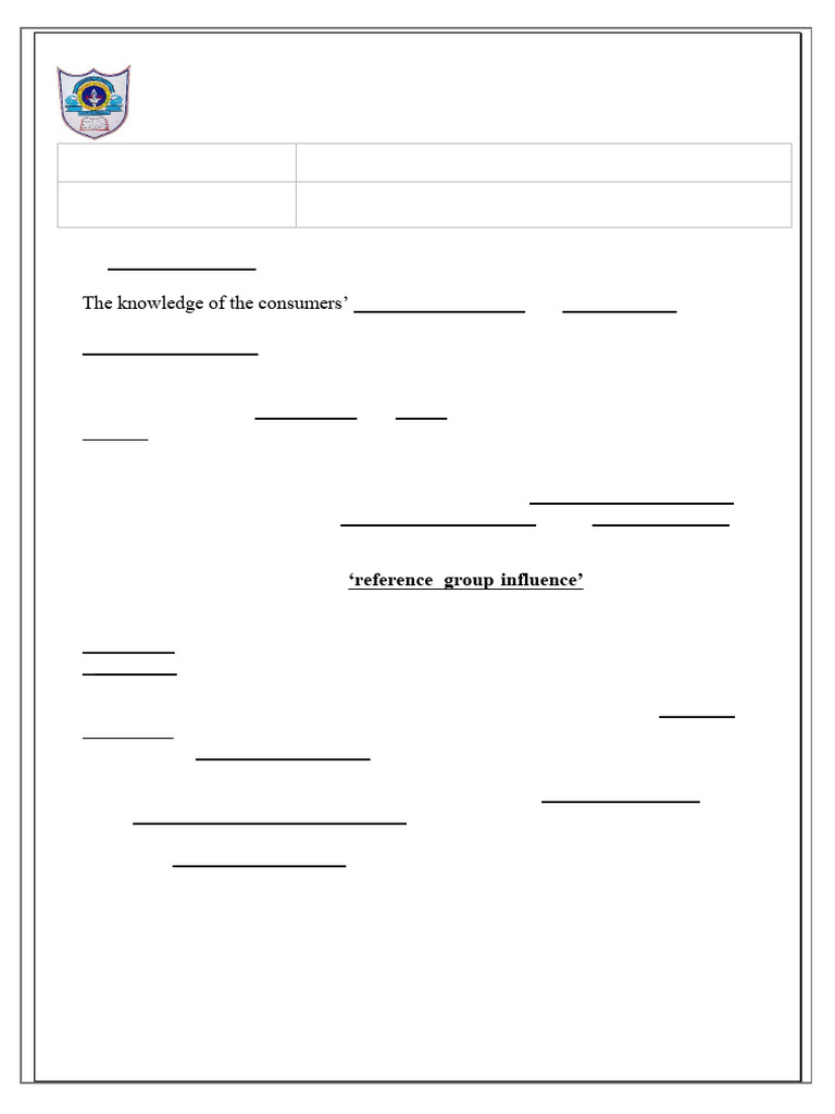 Unit 5 Consumer Behaviour 2 Pdf Consumer Behaviour Behavior 3050