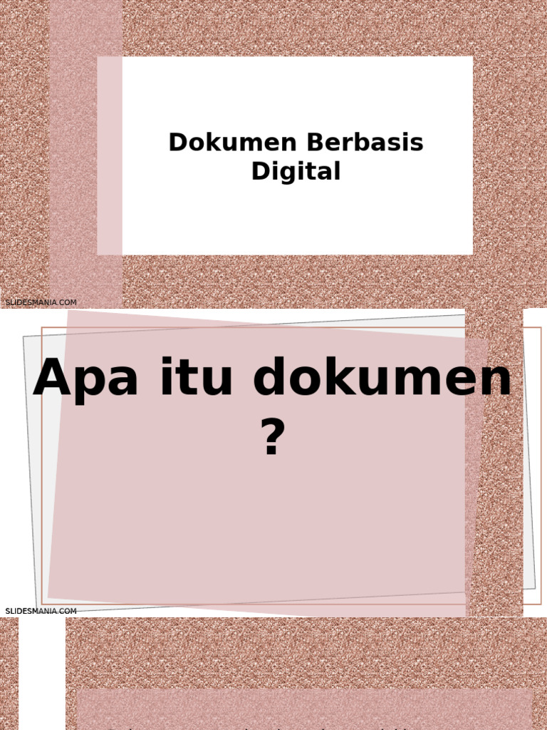 Panduan Dokumen Berbasis Digital | PDF