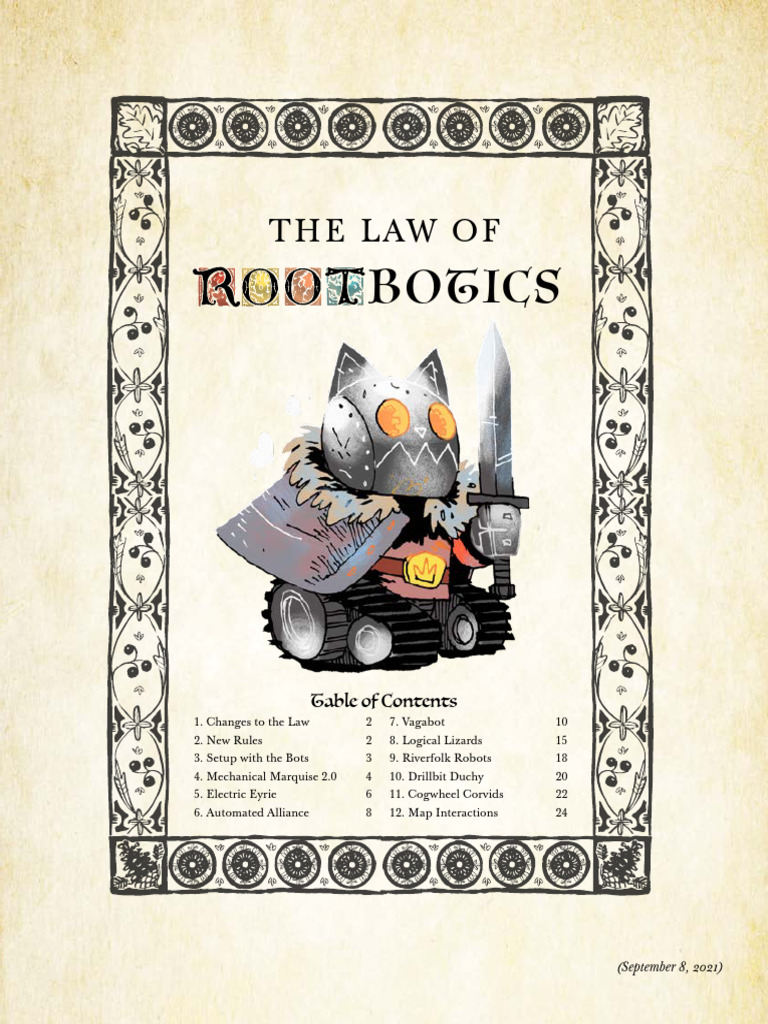 Root Clockwork Law of Rootbotics July 11 2023 1 | PDF