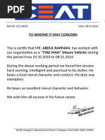 RTO Format For BH Series 7 | PDF