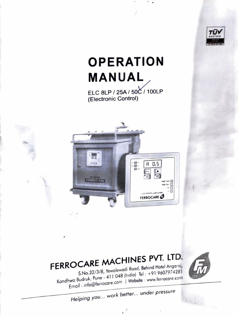 Ferrocare Manual | PDF