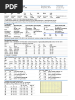 42CrMo4 Steel Data Sheet | PDF | Steel | Strength Of Materials