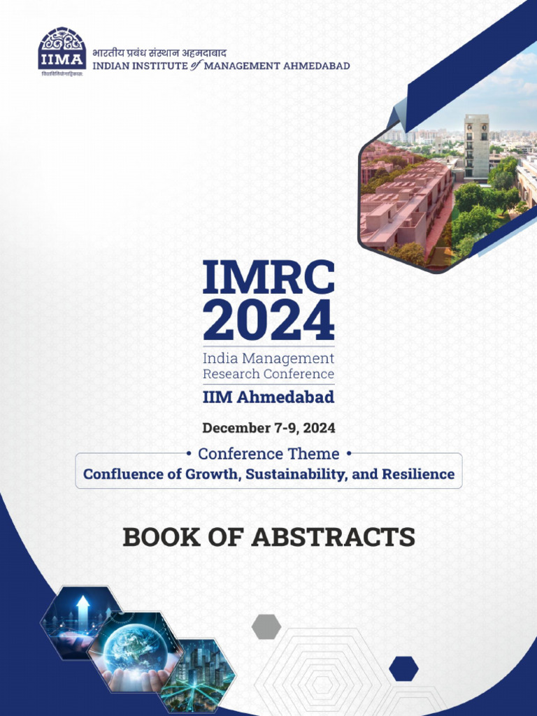 11.12.2022 IMRC 2024 Book of Abstracts | PDF | Entrepreneurship ...