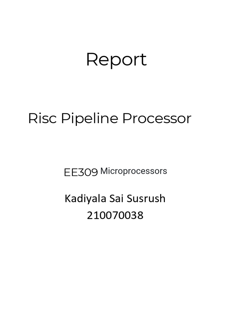 309_report.pdf | PDF | Input/Output | Central Processing Unit 309_report.pdf | PDF | Input/Output | Central Processing Unit