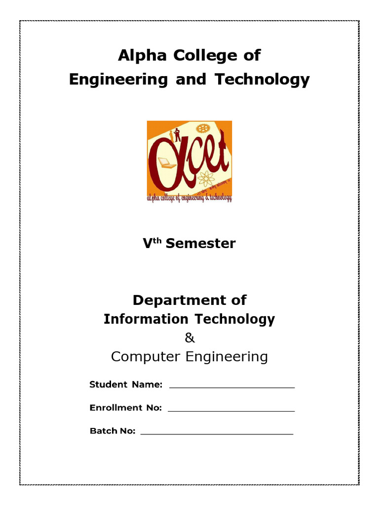 Adalab Manual5th Ceit Final Pdf Algorithms And Data Structures Computer Programming 