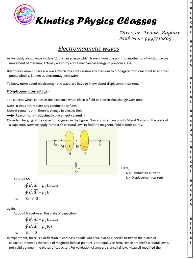EM Waves | PDF | Electromagnetic Radiation | Waves