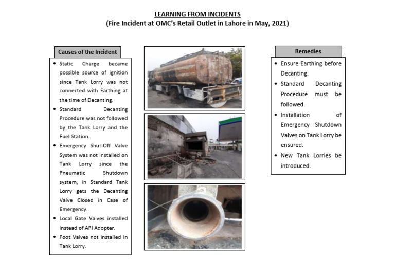 Fire Incident Analysis and Remedies | PDF