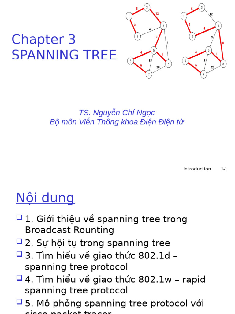 Chapter3 - Spanning Tree | PDF