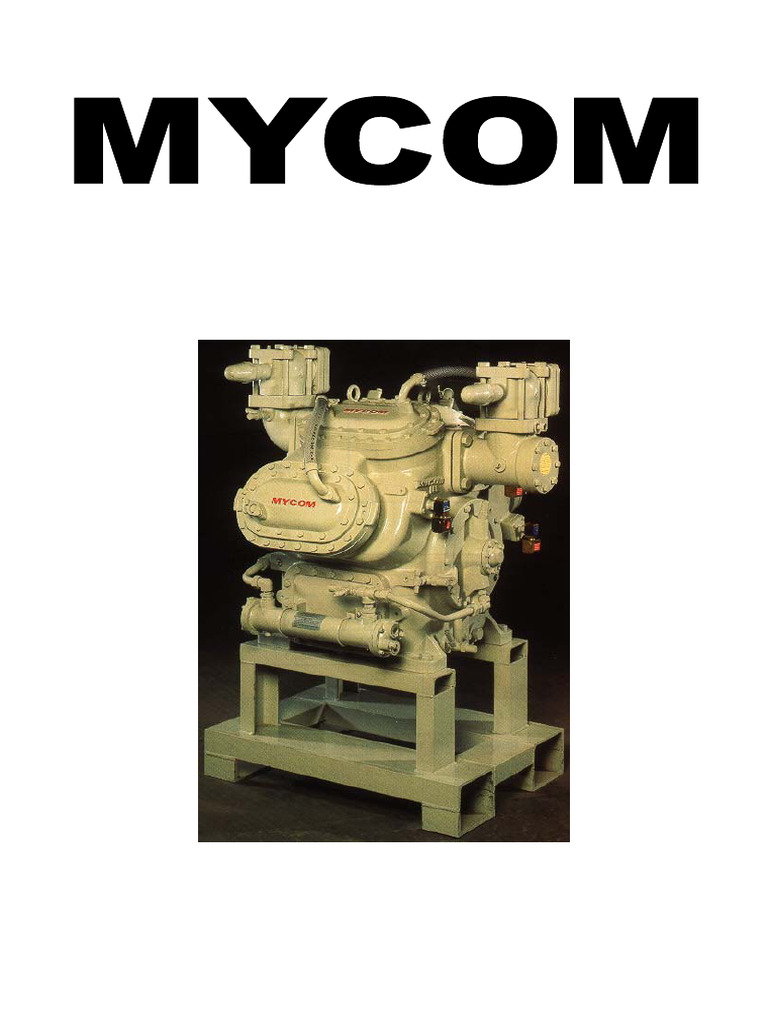 Mycom L Series Compressor Manual | PDF | Pump | Piston