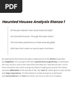 Haunted Houses Full Poem | PDF