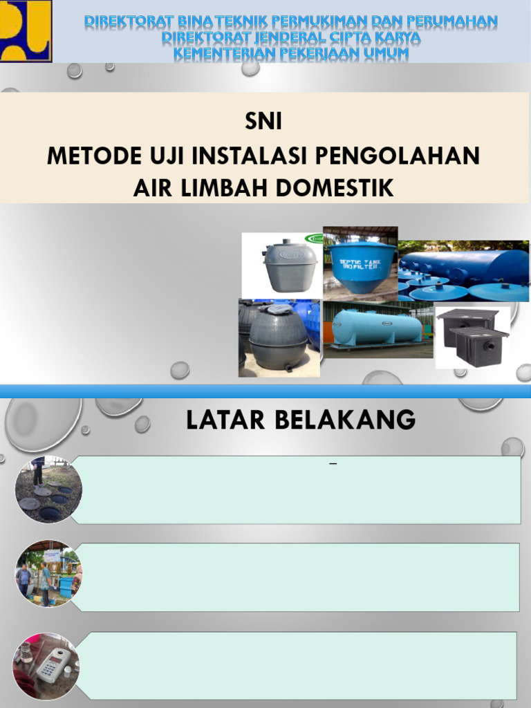 Metode Uji IPAL Air Limbah Domestik | PDF