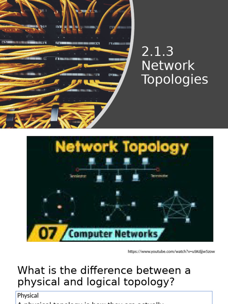 2.1.3 Network Topologies | PDF
