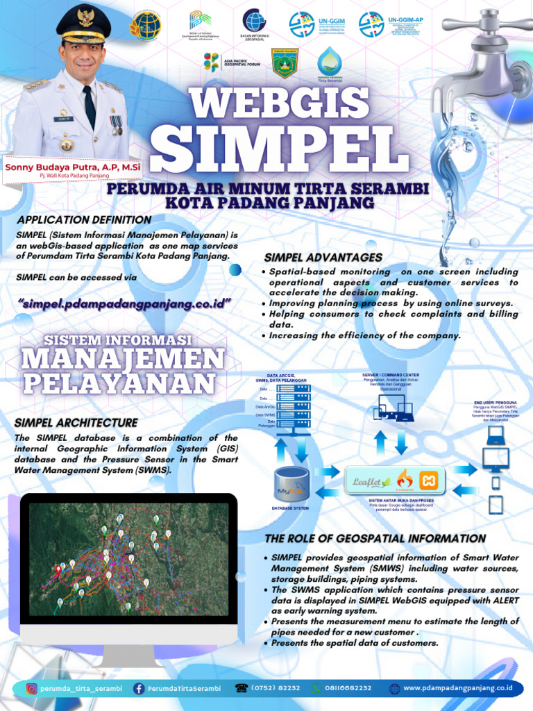 Simpel Is An Information System Application That Is Located On One Spatial Based Map Screen That