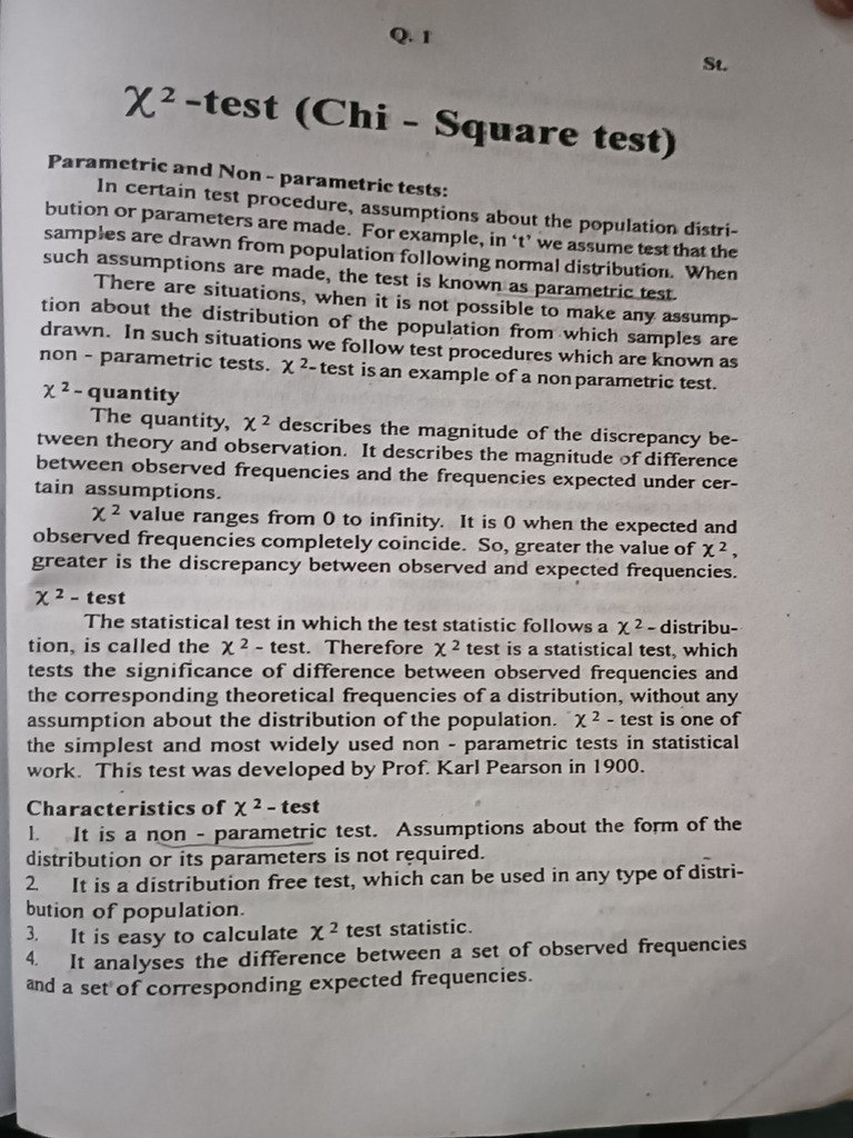 Chi Square | PDF | Goodness Of Fit | Chi Squared Test