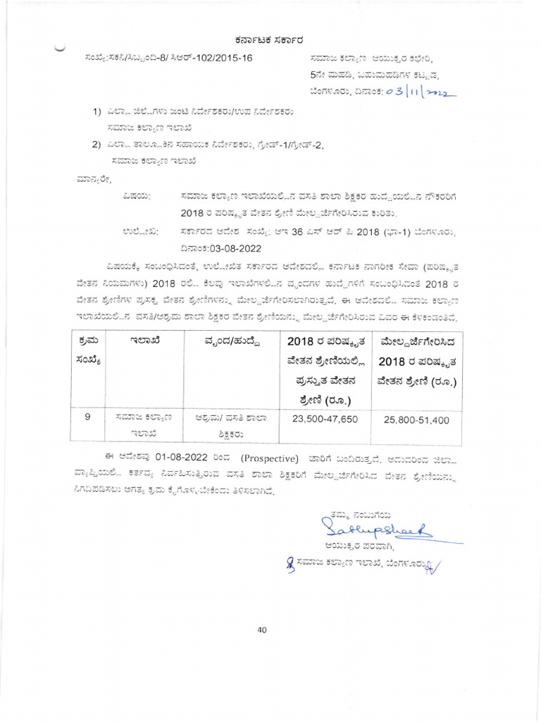 RST Revised Pay Scale Details..001 | PDF