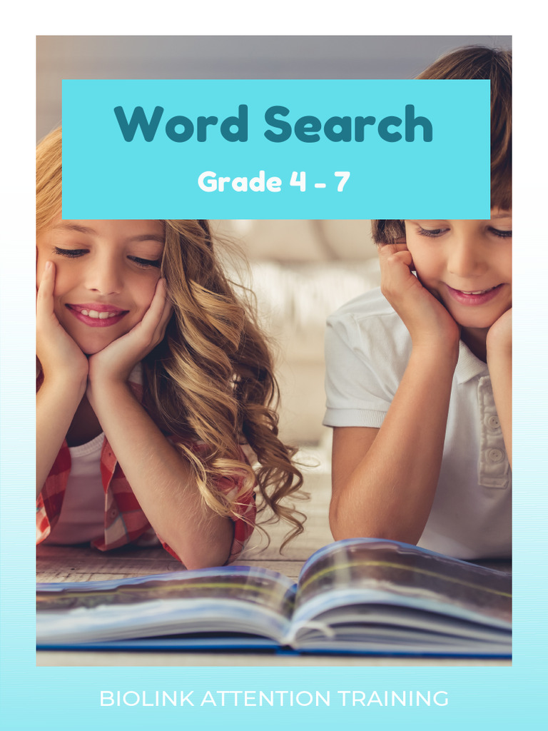Word Search Grade 4-7 | PDF | Word Search | Vocabulary