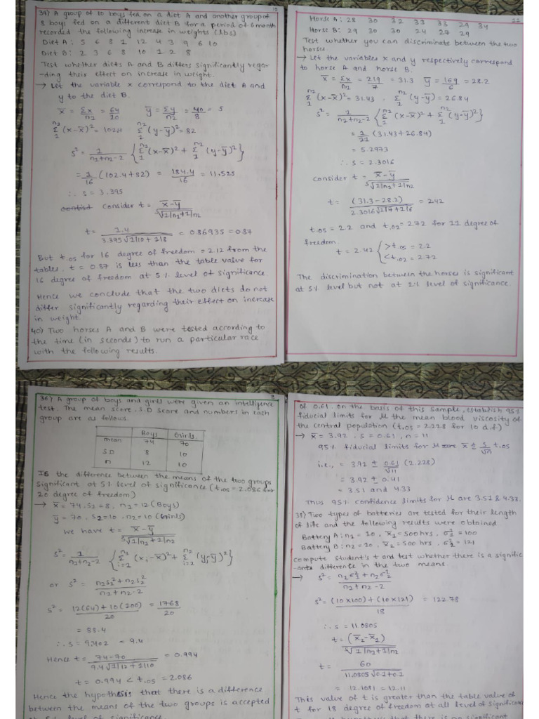Maths - Assignment | PDF