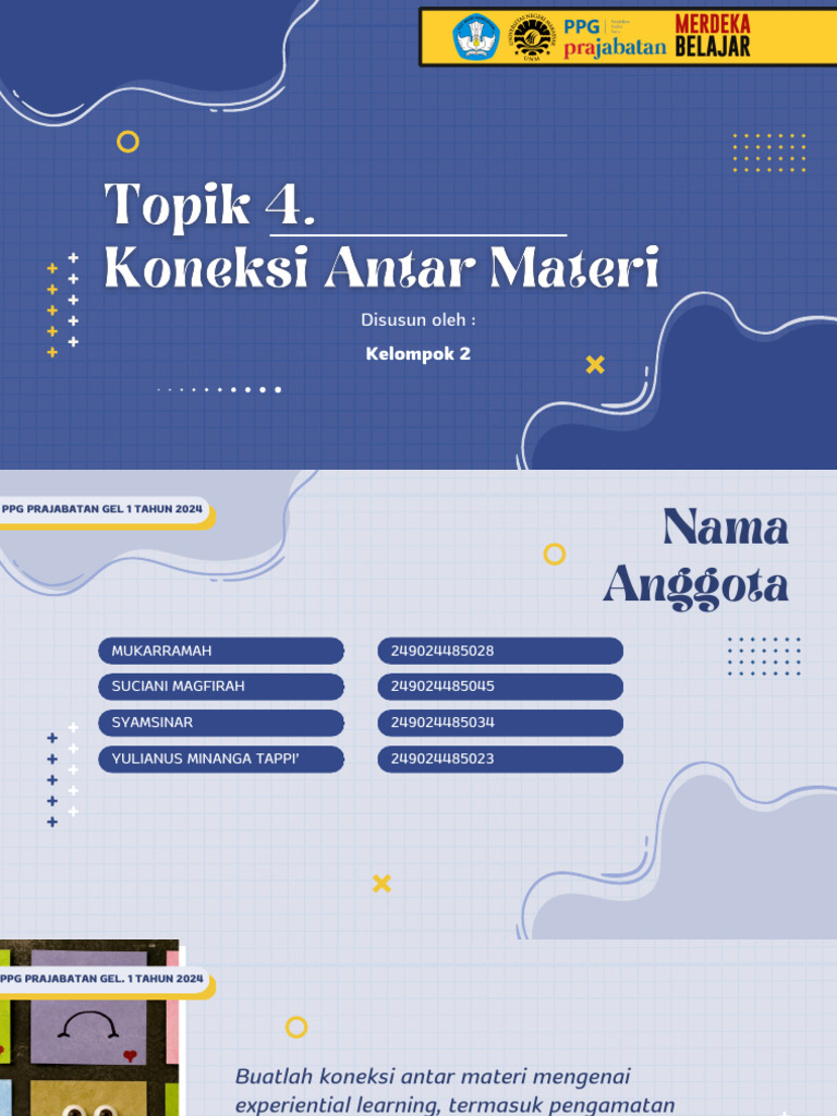 Topik 4. Koneksi Antar Materi-Klp 6 | PDF