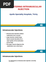 Intramuscular Injection Step by Step Final | PDF | Injection (Medicine)