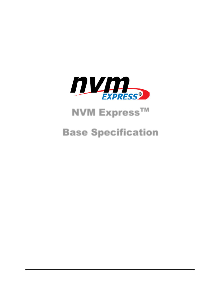 NVM Express 1 - 4c | PDF | Specification (Technical Standard) | Solid ...