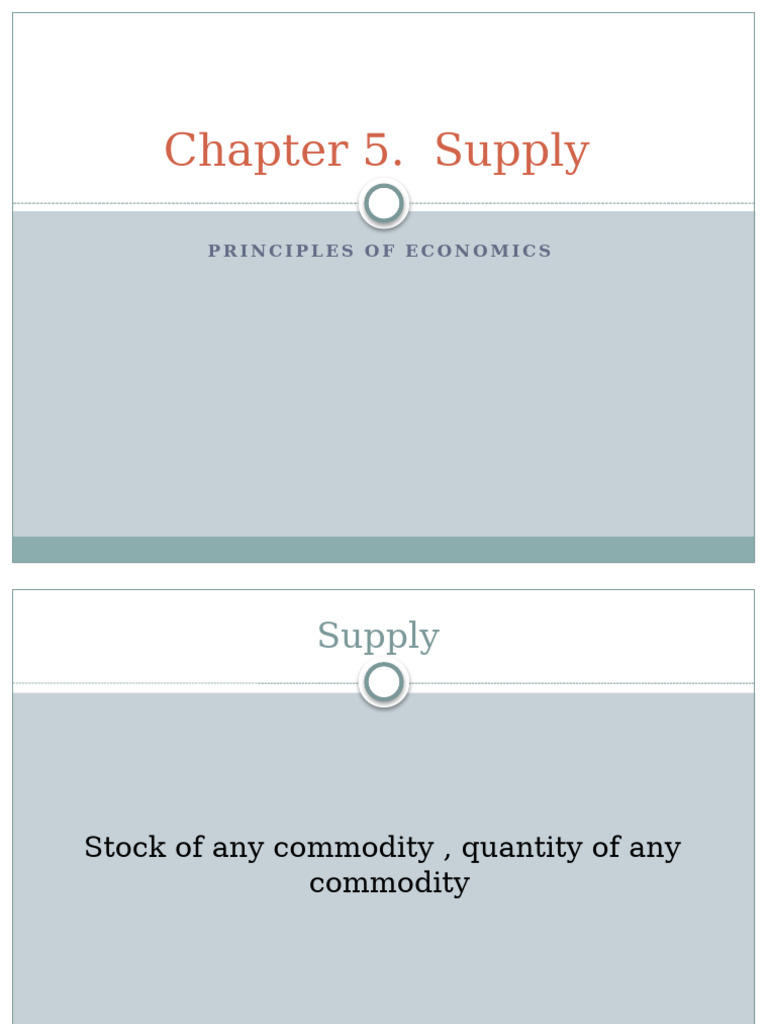 SUPPLY THEORY | PDF | Supply (Economics) | Monopoly