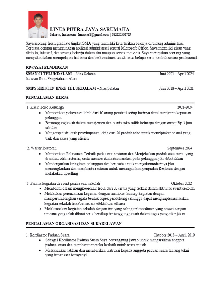 CV Linus-4-1 3 | PDF