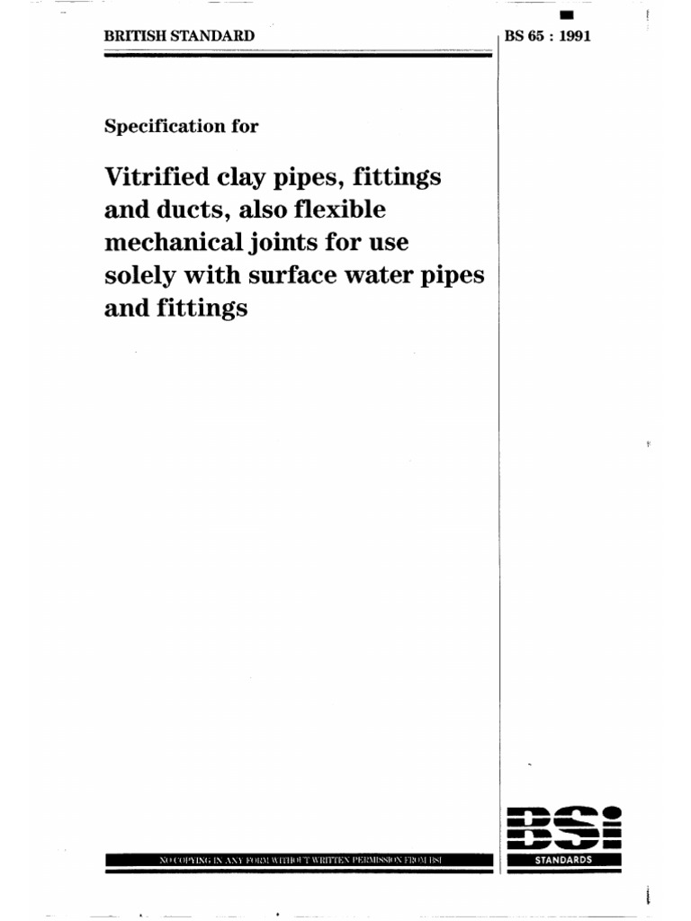 BS 65, 1991 | PDF