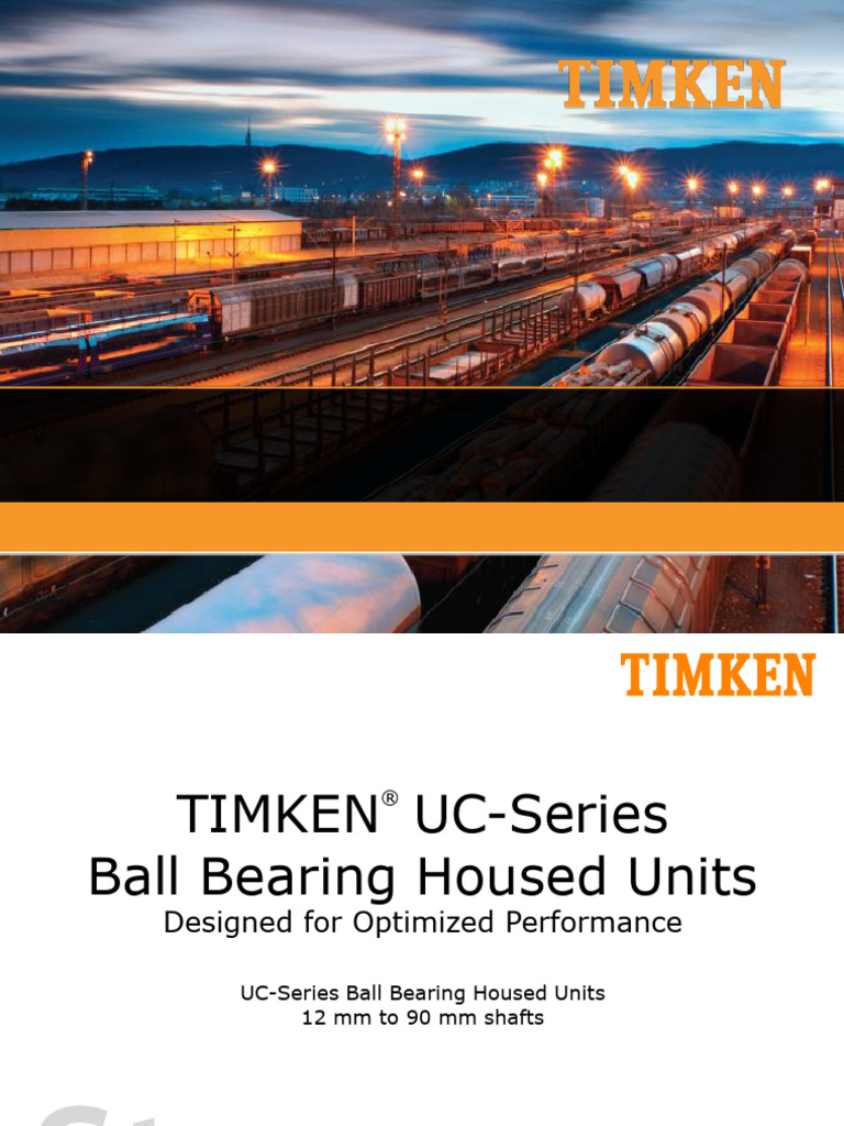 Timken Mounted bearings | PDF | Bearing (Mechanical) | Axle